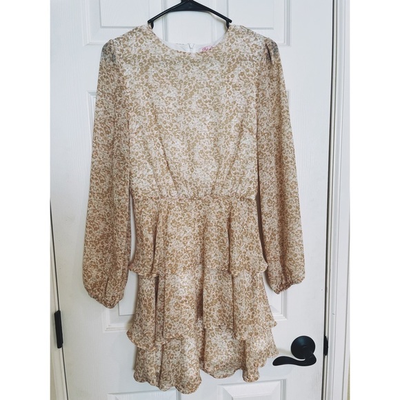 Pink Lily | Dresses | Pink Lily Layered Ruffle Dress | Poshmark